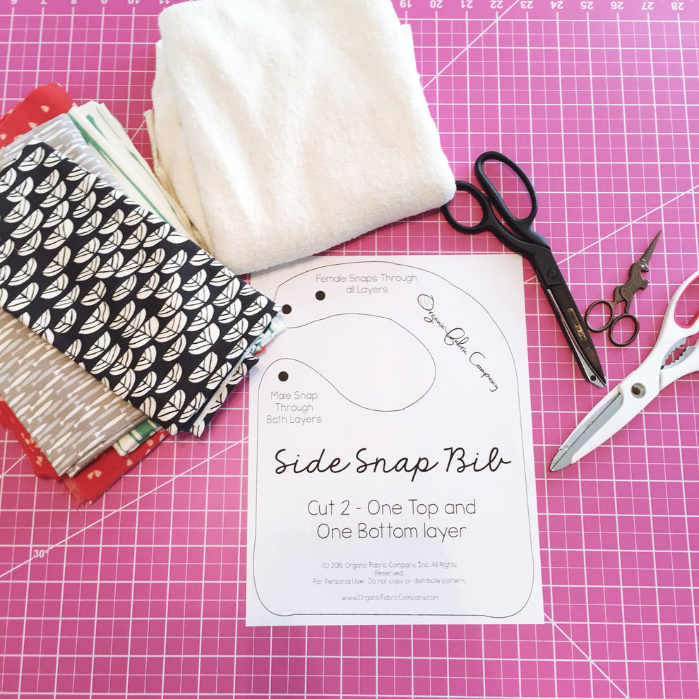 Side Snapping Bib Pattern (PDF Pattern) – Organic Fabric Company™